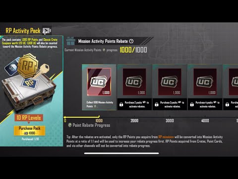 RP Activity Pack In PUBG Mobile | How To Get Free UC PUBG In Mobile #pubgmobile #pubg