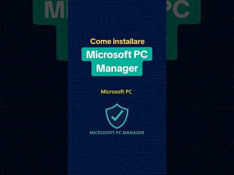 Come installare Microsoft PC Manager dal Microsoft Store gratis | Pc Manager | Windows #shorts