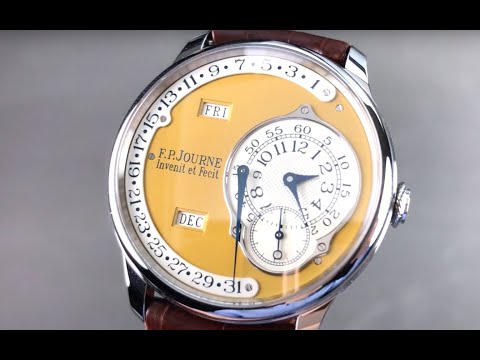 F.P. Journe Octa Calendrier 38mm STAINLESS Steel | OCA SS 38 D GO | Hands-On Review