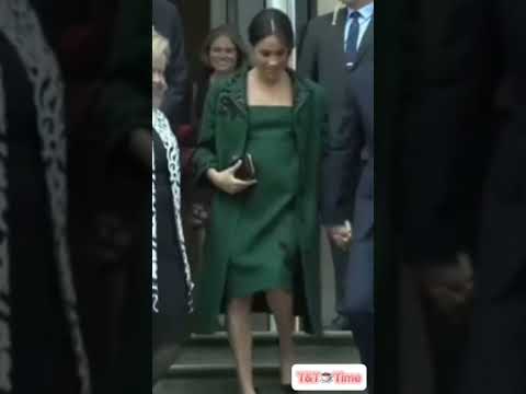 Allegedly 8 months pregnant & she can do this? Harrys behaviour is bizarre, too!