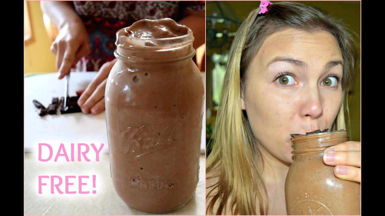 DOUBLE CHOCOLATE MILKSHAKE // Dairy Free & Delicious