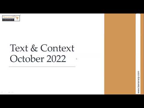 Drafting Patent Specification - Text & Context October 2022