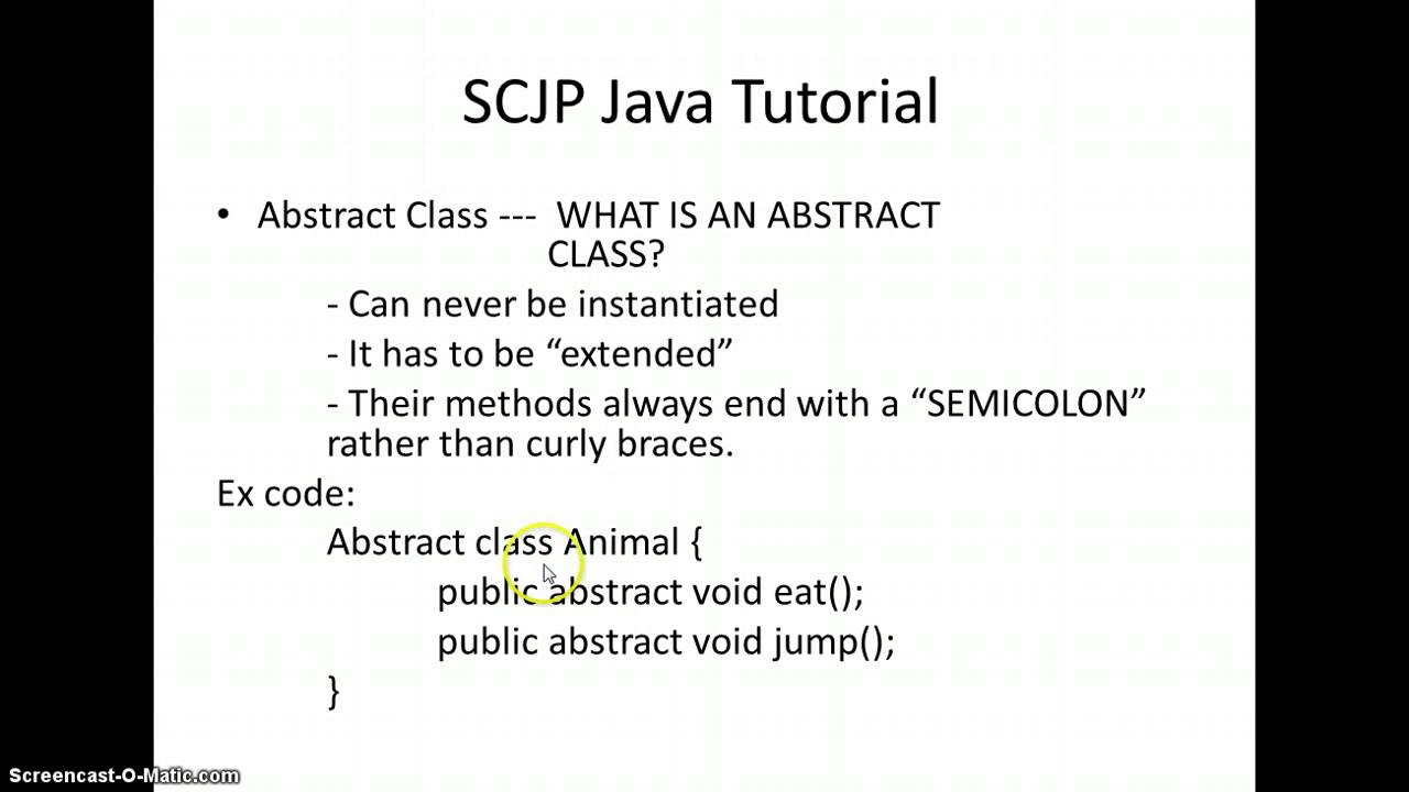 SCJP Java Tutorial Vol 1