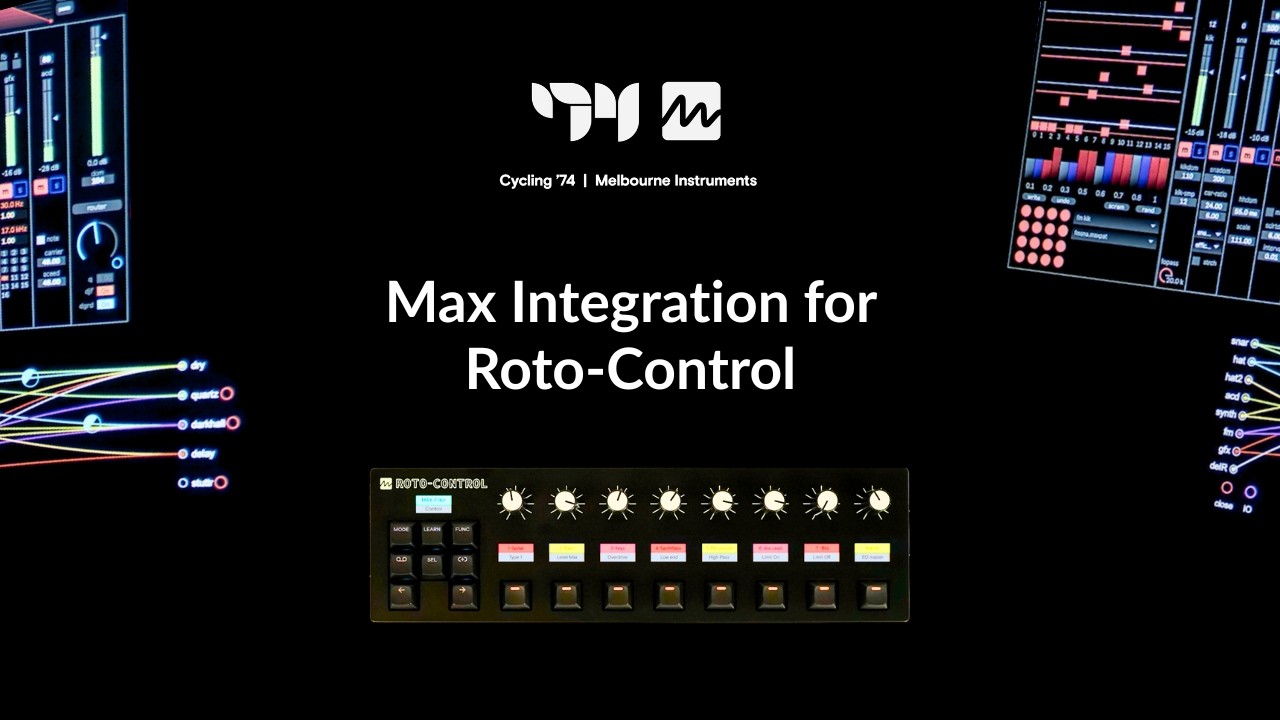 Max Support for Melbourne Instruments Roto-Control (Setup Guide)