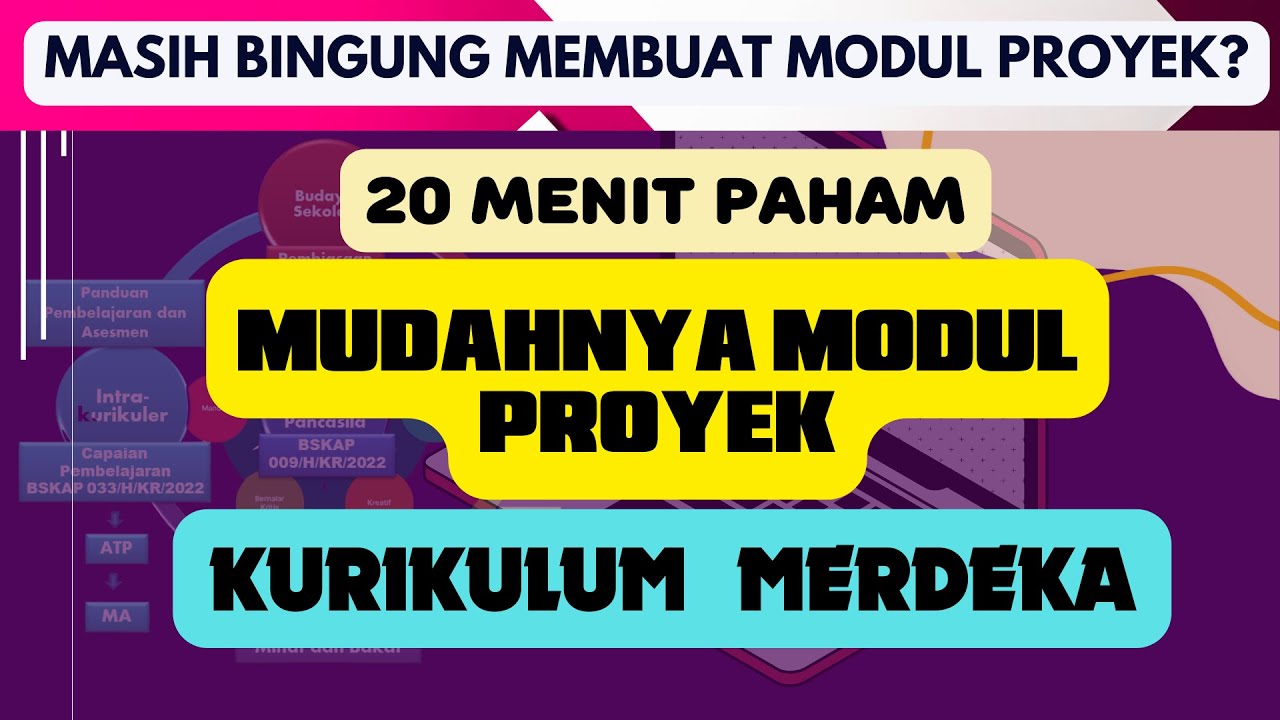 20 MENIT PAHAM CARA MUDAH MEMBUAT MODUL PROJEK PENGUATAN PROFIL PELAJAR PANCASILA || SERI IKM #18