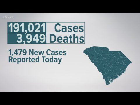 1,479 COVID-19 cases, 26 additional deaths in SC