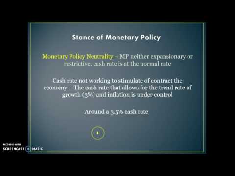 Expansionary vs Contractionary stance
