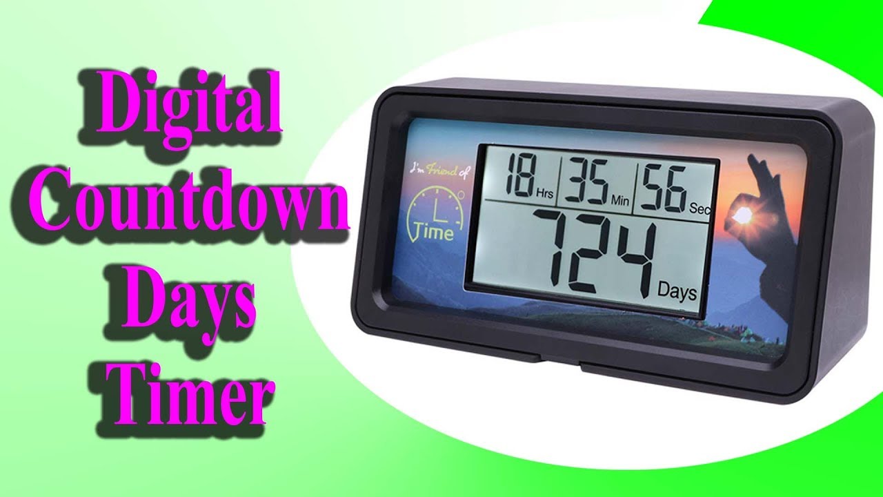 AIMILAR Digital Countdown Days Timer