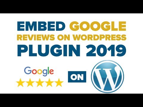 Embed Google Reviews Wordpress Plugin 2019: Google Reviews Pro Wordpress Plugin by Rich Plugins