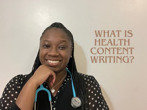 What is Health Content Writing?
