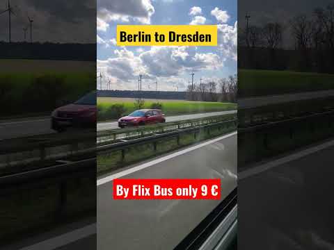 Berlin to Dresden by Flix bus| only in 9€| #shorts #dresden #flixbus
