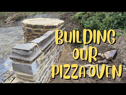 Building our pizza oven