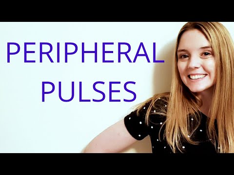 LOCATING PERIPHERAL PULSES | ASSESSMENT OF PULSES