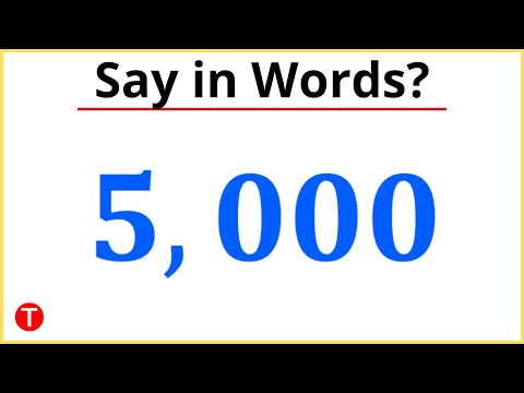 What is 5000 in Words? (5000 meaning and spelling)