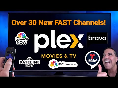 WOW! Plex Adds Over 30 FAST Channels! NBC Universal Deal⁉️