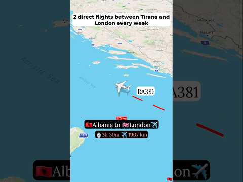 π¦π±Albania to π¬π§London direct flightβοΈ#aviation #airport #airtravel #shorts #yt #youtubeshorts