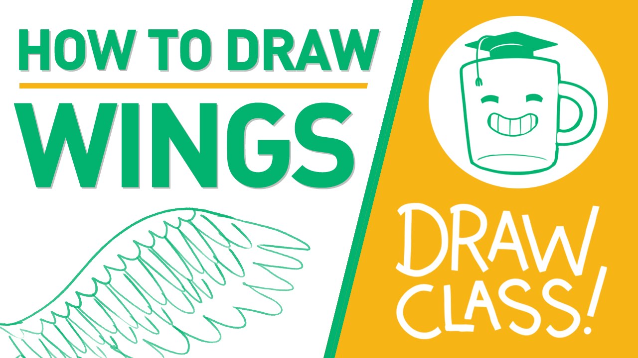 How to Draw Wings - DRAWCLASS