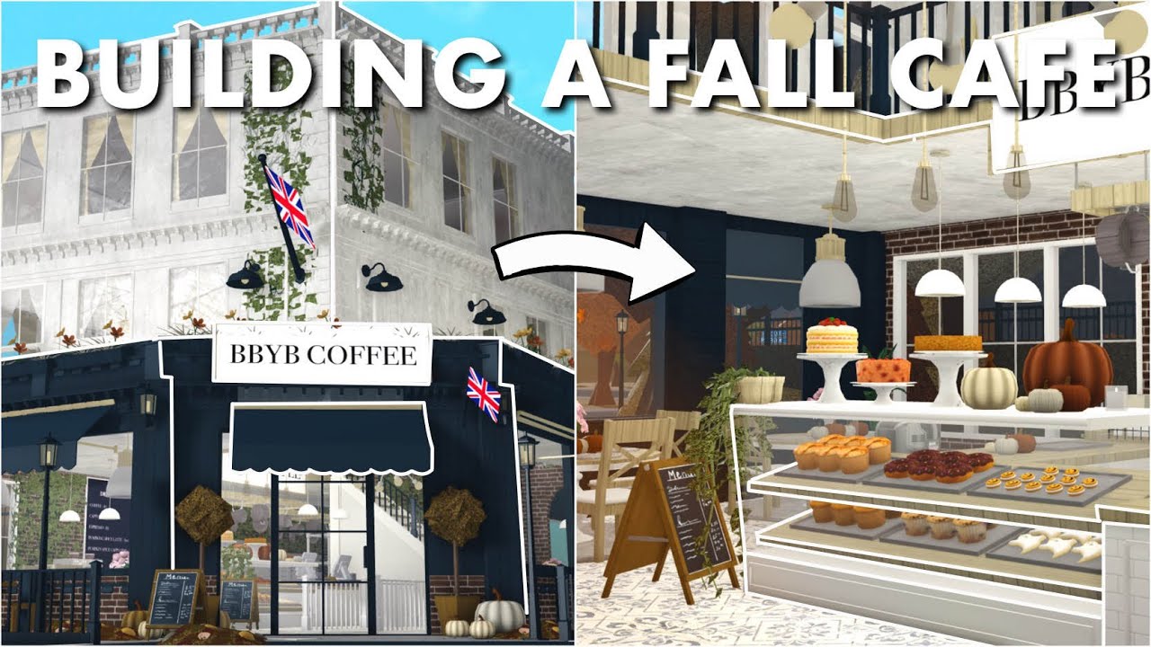 I Built A FALL CAFE In Bloxburg!