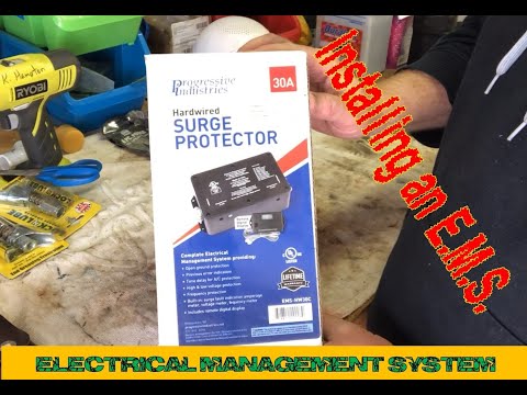 Hard Wire an EMS - 30 amp vintage RV - Progressive Industries EMS Install - (EMS-HW30C)