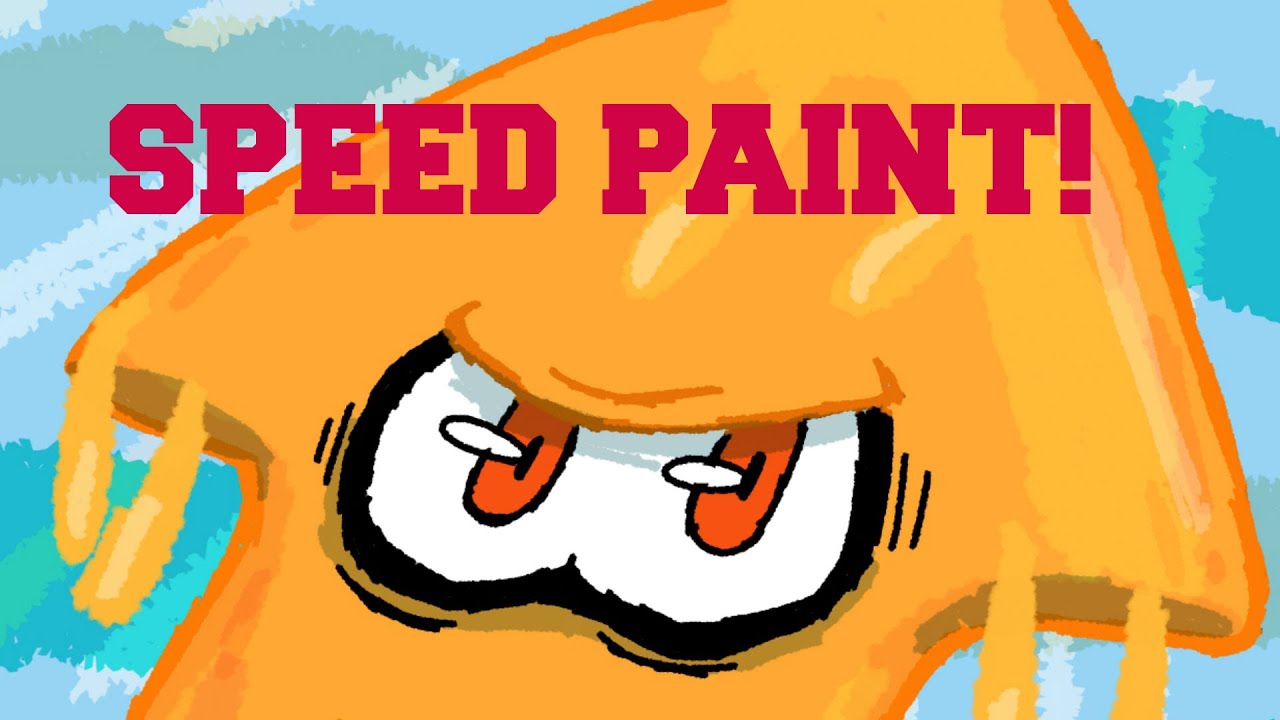 Splatoon Squid! (Pineapple Speed Paints!)