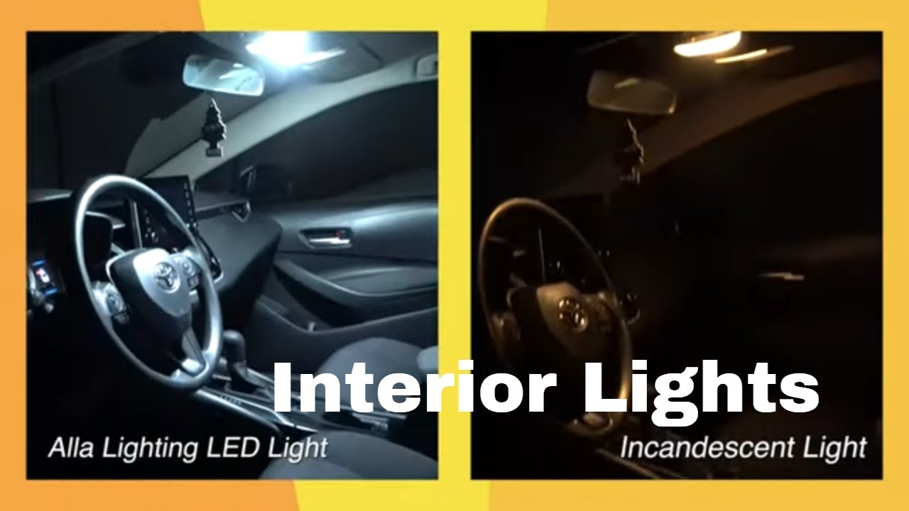 How to Change, Replace Toyota Corolla Interior Lights Bulb LED install