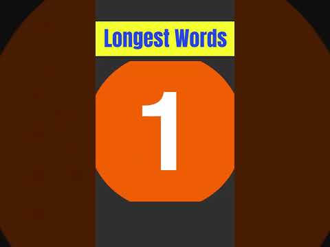 Top 3 Longest Words (English)