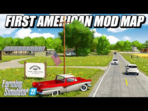 GRAYSTONE FARM, FIRST AMERICAN MOD MAP FOR FARMING SIMULATOR 22