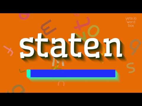 How to say "staten"! (High Quality Voices)