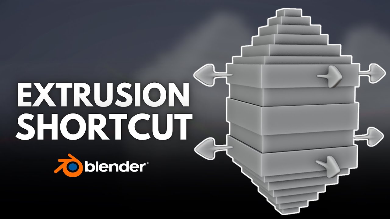 Extrusion Shortcuts in Blender!