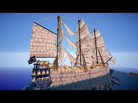 Minecraft ship - The Moby dick ( + map )