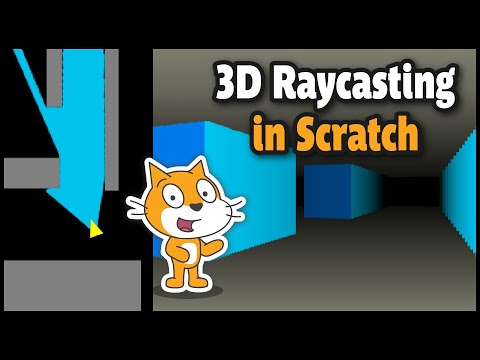Crazy Simple Raycasting E1 - 🎮 How to make awesome 3d games in Scratch