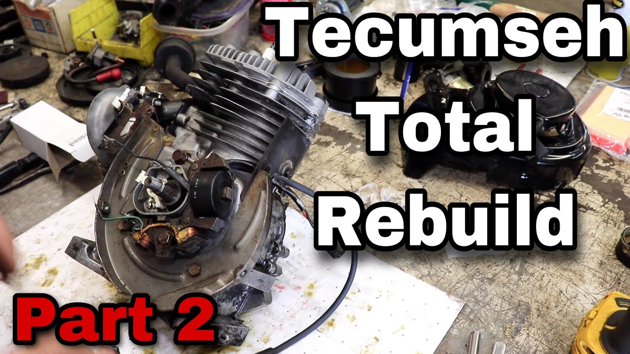 (Part 2) Tecumseh Small Engine Total Rebuild