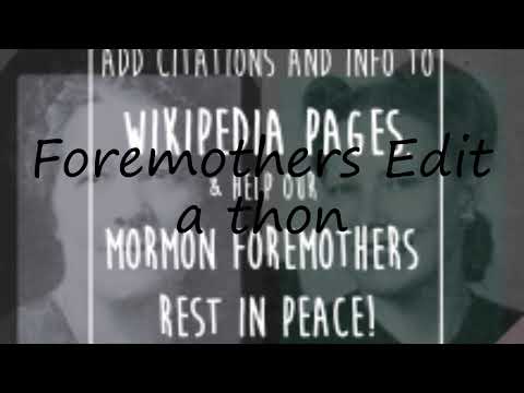 How to pronounce Foremothers Edit a thon in English?