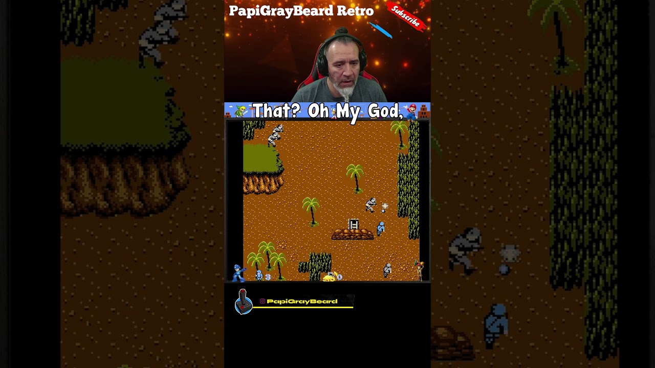 NES Commando - Ben Johnson #shorts #shortsvideo #nes #nintendo #retro #retrogaming #gamerage #funny