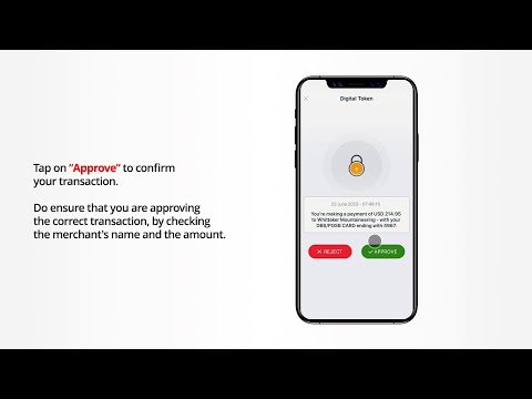 Authenticate online card transactions with your Digital Token