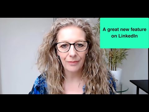 A great new feature on LinkedIn