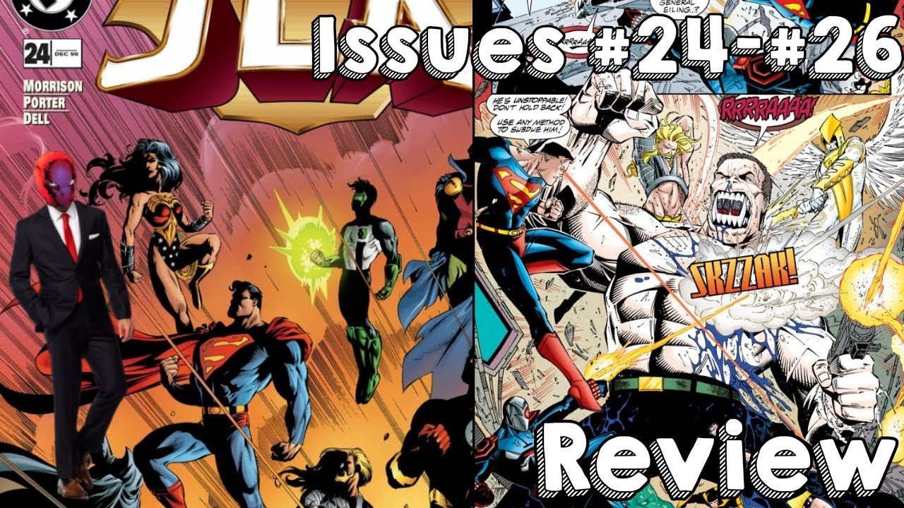 Grant Morrison JLA Issues #24 - #25 (Our Army At War) Review