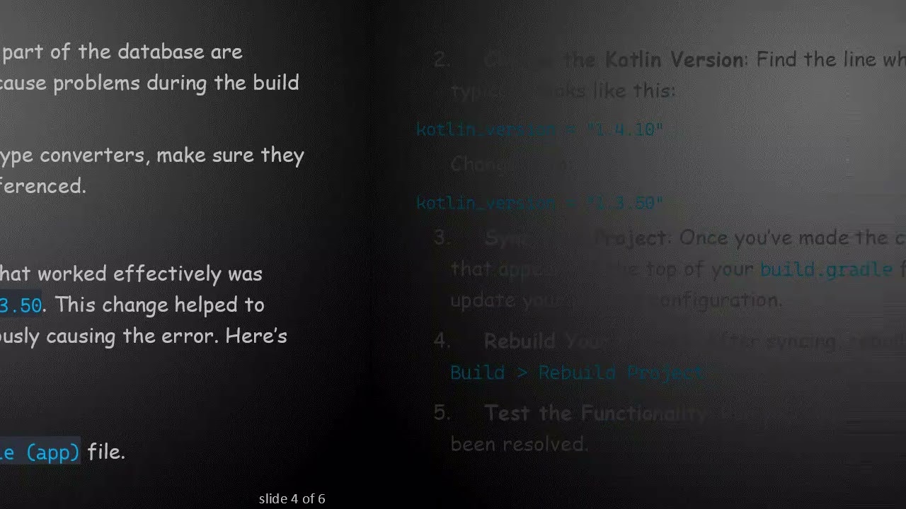 Solving the java.lang.reflect.InvocationTargetException in Room Database for Android