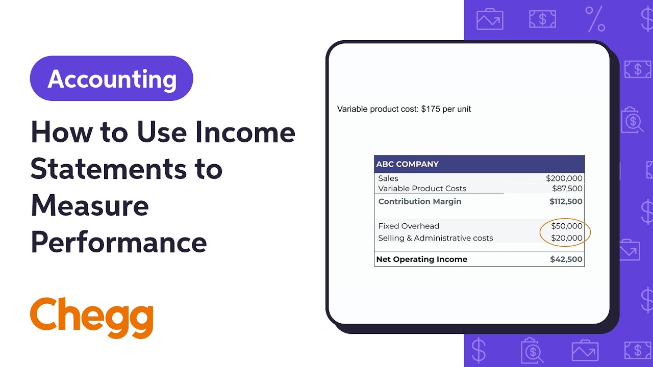 How to Use Income Statements to Measure Performance | Managerial Accounting