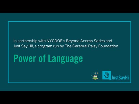 JSH Educational Webinar 3: Power of Language - Words Matter