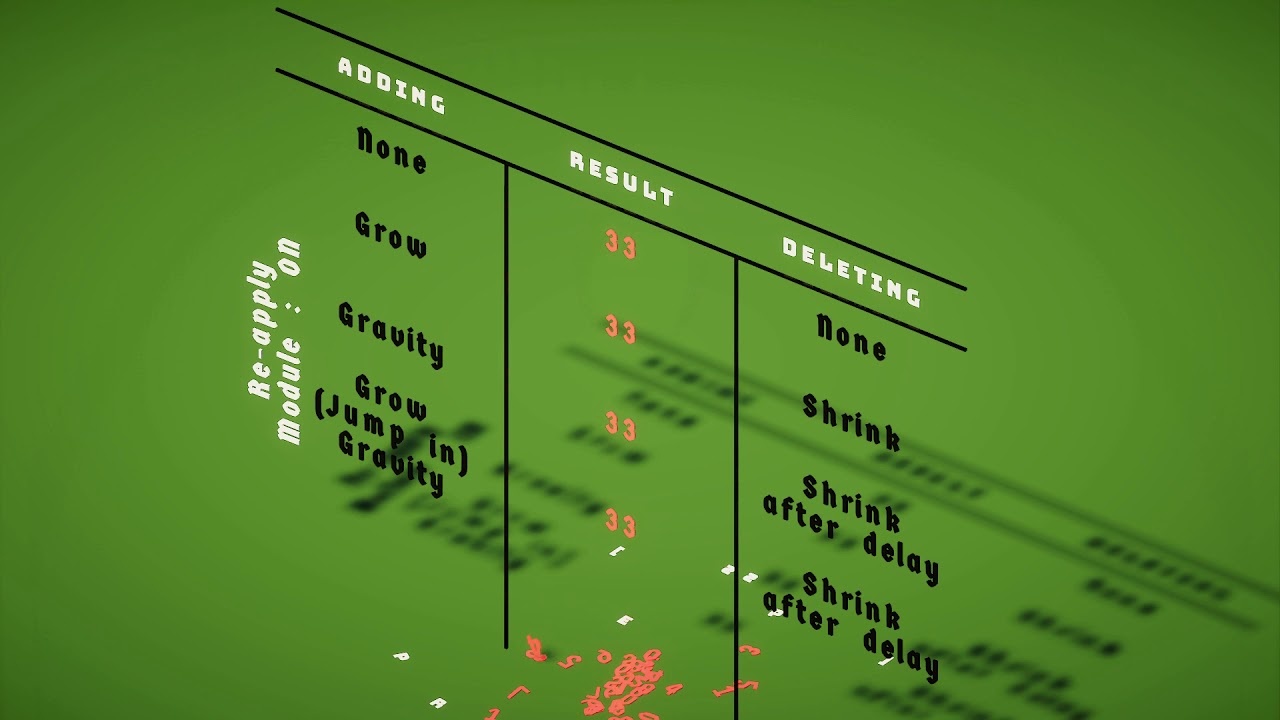 Modular 3D Text - Unity Asset - Modules example