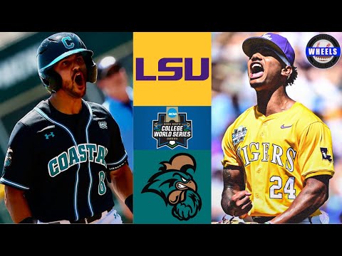 #6 LSU vs #13 Coastal Carolina (Exciting!) | Finals Game 2 College World Series 2025