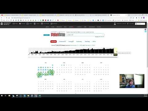 How to use the Wayback Machine (Feb 2022)