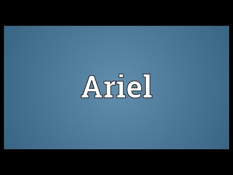 Ariel Meaning