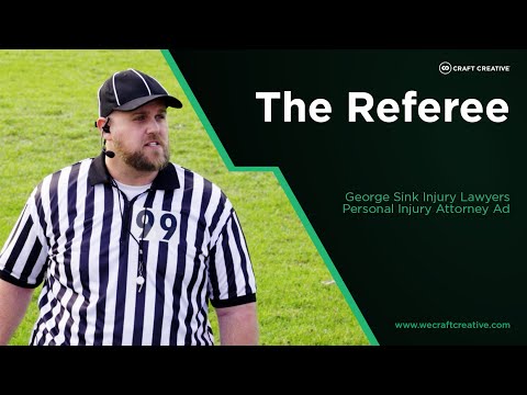 "The Referee" George Sink Personal Injury Attorney Charleston, SC Commercial by Craft Creative
