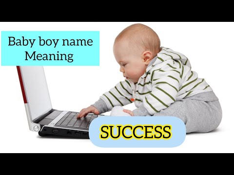 Baby boy name meaning Success ll Hindu baby names