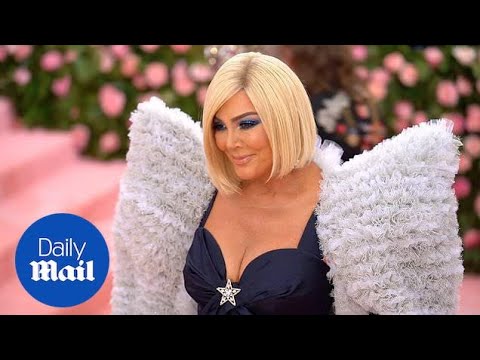 Kris Jenner goes blonde for the 2019 Met Gala red carpet