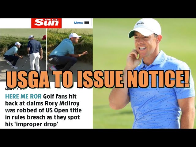 Watch: Breaking video claims USGA confirming Rory McIlroy's drop on ...