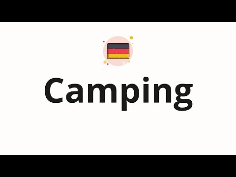 How to pronounce Camping