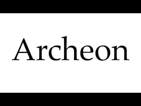 How to Pronounce Archeon